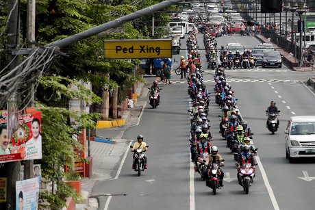 Members Riders Philippines Rotp Stage Demonstration Editorial Stock ...