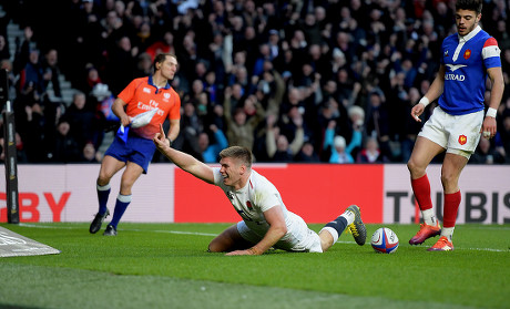 Englands Owen Farrell Scores Try Kick Editorial Stock Photo - Stock ...