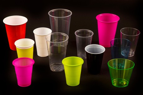 Plastic Cups Many Different Types Shapes Editorial Stock Photo - Stock ...