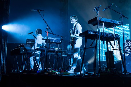 French Synthpop Band Air Guitarist Nicolas Editorial Stock Photo ...