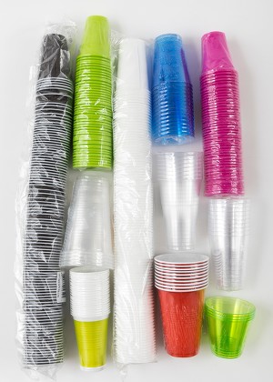 Plastic Cups Many Different Types Shapes Editorial Stock Photo - Stock ...