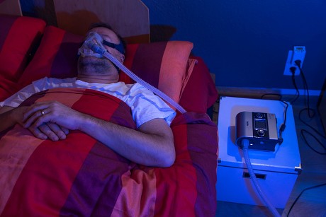 Model Released Man Sleep Apnea Syndrome Editorial Stock Photo - Stock ...