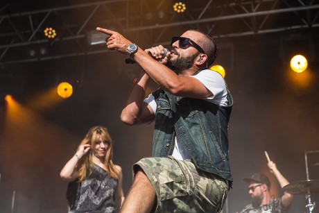 Swiss Rapper Musician Marco Bliggensdorfer Alias Editorial Stock Photo ...