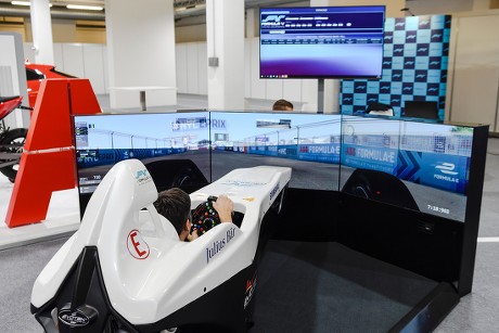 Formula E Racing Car Simulator Zurich Editorial Stock Photo - Stock ...