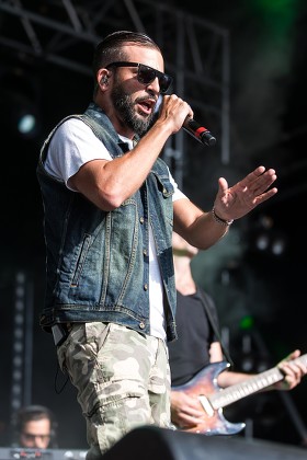 Swiss Rapper Musician Marco Bliggensdorfer Alias Editorial Stock Photo ...