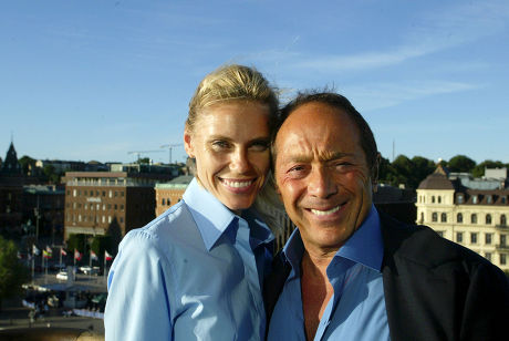 Paul Anka His Swedish Girlfriend Anna Editorial Stock Photo - Stock ...