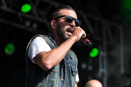 Swiss Rapper Musician Marco Bliggensdorfer Alias Editorial Stock Photo ...
