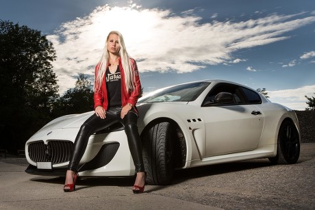 Model Released Young Woman Long Blond Editorial Stock Photo - Stock ...