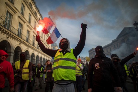 National day of strikes and demonstrations in France, Paris - 05 Feb ...
