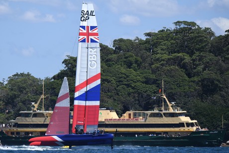Britain Race Their F50 Catamaran During Editorial Stock Photo - Stock ...