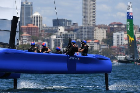 France Race Their F50 Catamaran During Editorial Stock Photo - Stock ...