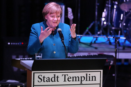 German Chancellor Angela Merkel Cdu 2l Editorial Stock Photo - Stock ...