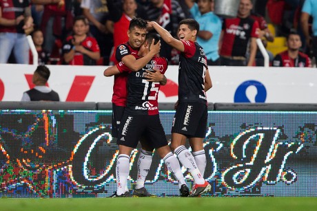 Atlas Players Celebrate After Scoring During Editorial Stock Photo ...