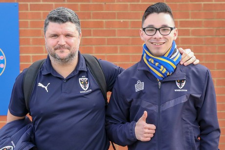 Afc Wimbledon Coach Simon Bassey Fan Editorial Stock Photo - Stock ...