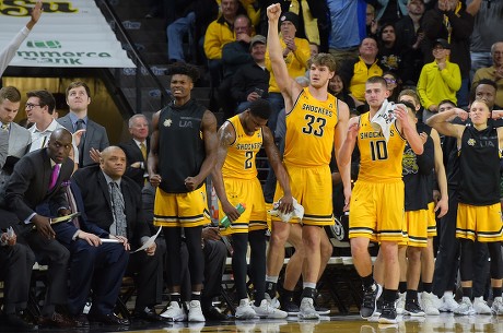 Wichita State Shockers Bench Reacts Shocker Editorial Stock Photo ...