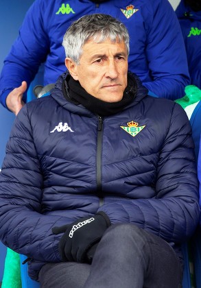 Real Betis Head Coach Enrique Setien Editorial Stock Photo - Stock ...