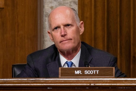 Senator Rick Scott Republican Florida During Editorial Stock Photo ...