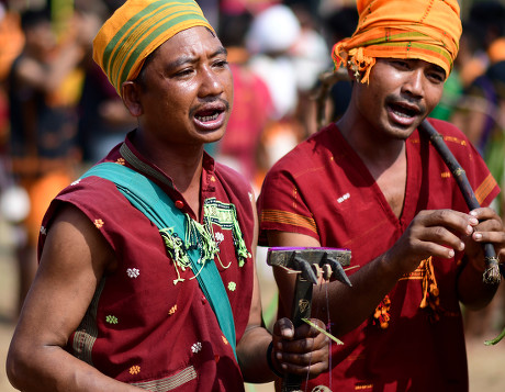 Tiwa tribals' Wanchuwa festival in Assam, Guwahati, India - 13 Feb 2019 ...