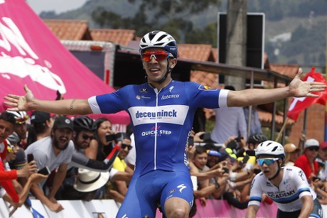 Colombian Cyclist Alvaro Hodeg Deceuninckquickstep Celebrates Editorial ...