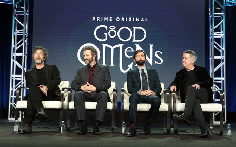 Neil Gaiman Michael Sheen David Tennant Editorial Stock Photo - Stock ...