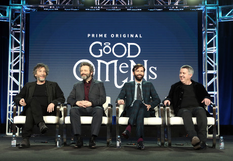 Neil Gaiman Michael Sheen David Tennant Editorial Stock Photo - Stock ...