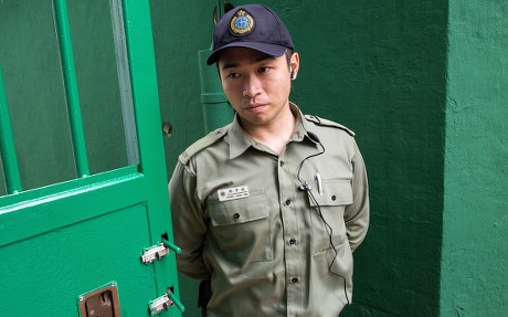 Prison Guard Stands By Pik Uk Editorial Stock Photo - Stock Image ...