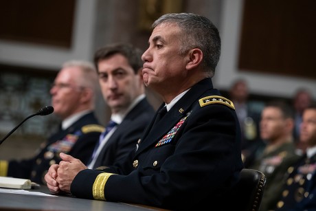 US Senate Armed Services Committee meeting, Washington, USA - 14 Feb ...