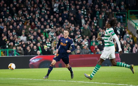 Celtic vs Valencia, Glasgow, United Kingdom - 14 Feb 2019 Stock ...