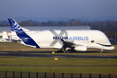 Airbus Beluga Xl Supertransporter Aircraft Lands Editorial Stock Photo ...