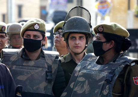 8 Women paramilitary personnel stand Stock Pictures, Editorial Images ...