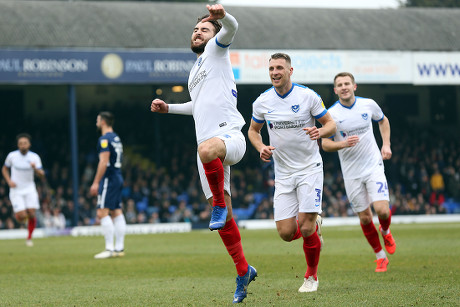 Ben Close Portsmouth Celebrates Scoring Second Editorial Stock Photo ...
