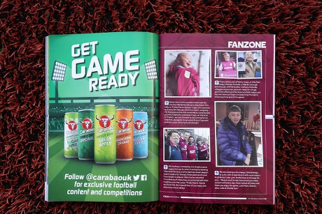 Carabao Advert Inside Matchday Programme Editorial Stock Photo - Stock ...