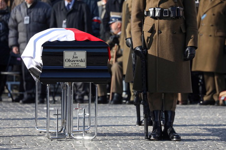 Coffin Former Polish Prime Minister Jan Editorial Stock Photo - Stock ...