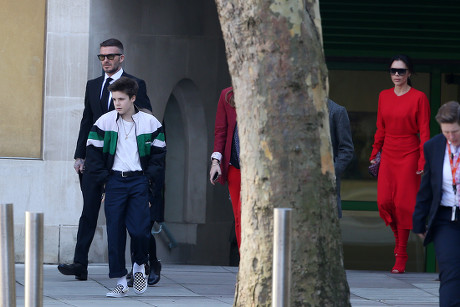 David Beckham Cruz Beckham Brooklyn Beckham Editorial Stock Photo ...