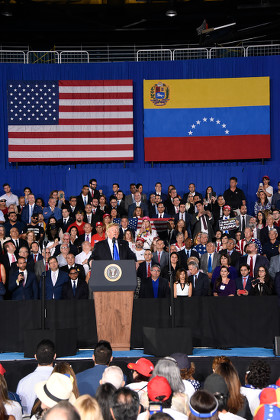 Donald Trump rally, Miami, USA - 18 Feb 2019 Stock Pictures, Editorial ...