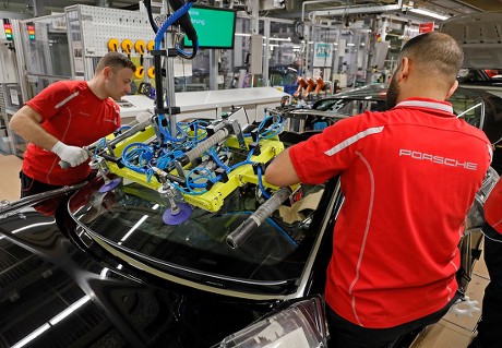 Porsche factory in Stuttgart, Germany - 19 Feb 2019 Stock Pictures ...