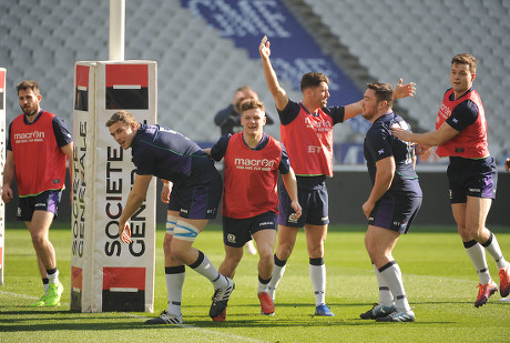 L R Tommy Seymour Jonny Gray Editorial Stock Photo - Stock Image ...