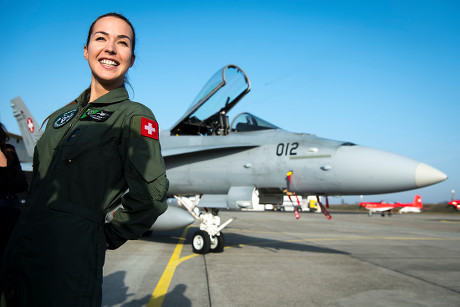 Fanny Chollet First Female Fighter Pilot Editorial Stock Photo - Stock ...