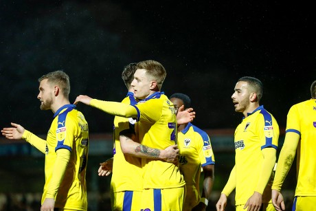 Wimbledon Forward Joe Pigott 39 Scores Editorial Stock Photo - Stock ...