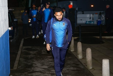 Wimbledon Midfielder Andy Barcham 17 Arrives Editorial Stock Photo ...