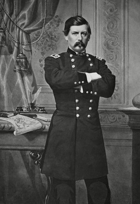 Union Major General George Mcclellan Trained Editorial Stock Photo ...