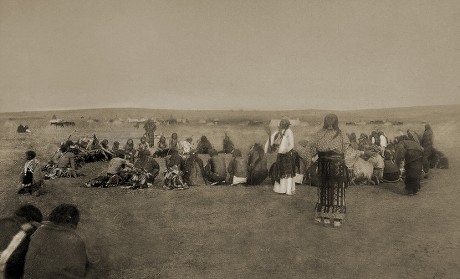 Native Americans Performing Ritual Ghost Dance Editorial Stock Photo ...