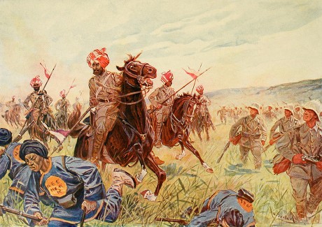 Mounted Bengal Lancers German Marine Infantry Editorial Stock Photo ...
