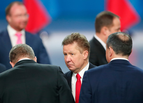 Gazprom Chief Executive Alexey Miller C Editorial Stock Photo - Stock ...