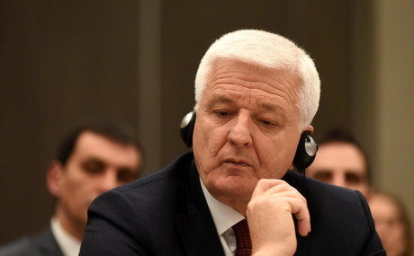 Montenegrin Prime Minister Dusko Markovic During Editorial Stock Photo ...