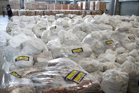General View Humanitarian Aid Boxes Stored Editorial Stock Photo ...
