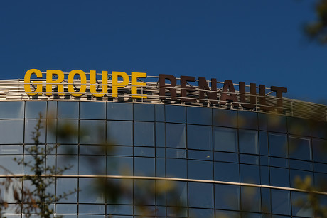 Logo Renault Sa Seen Outside Headquarters Editorial Stock Photo - Stock ...