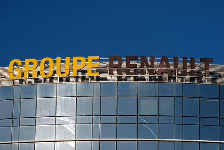 Logo Renault Sa Seen Outside Headquarters Editorial Stock Photo - Stock ...