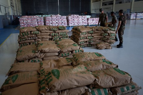 Brazilian Soldiers Organize Shipment Humanitarian Aid Editorial Stock ...