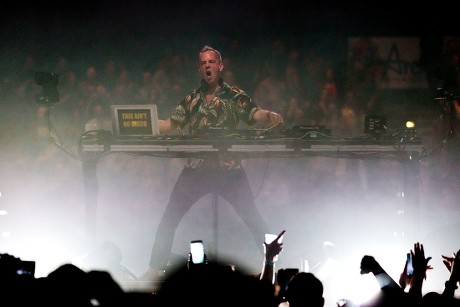Fat Boy Slim in concert at Arena Birmingham, UK - 22 Feb 2019 Stock ...